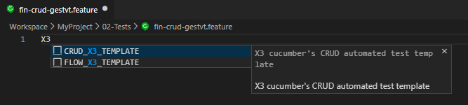 Creating a new feature