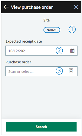 Visu. commande d’achat