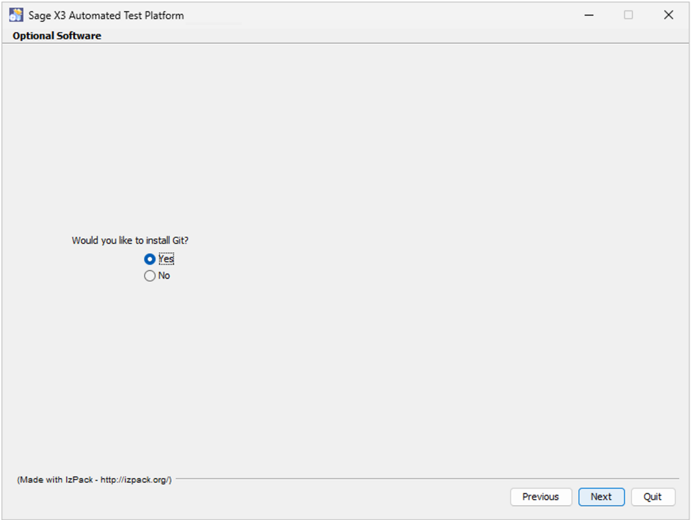 Installing and updating the Sage X3 Automated Test Platform library