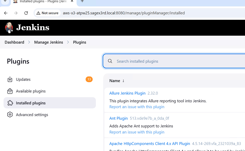 Setting up Jenkins